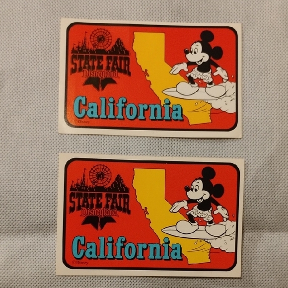 Disney | Other | 2 Disney State Fair California Stickers | Poshmark